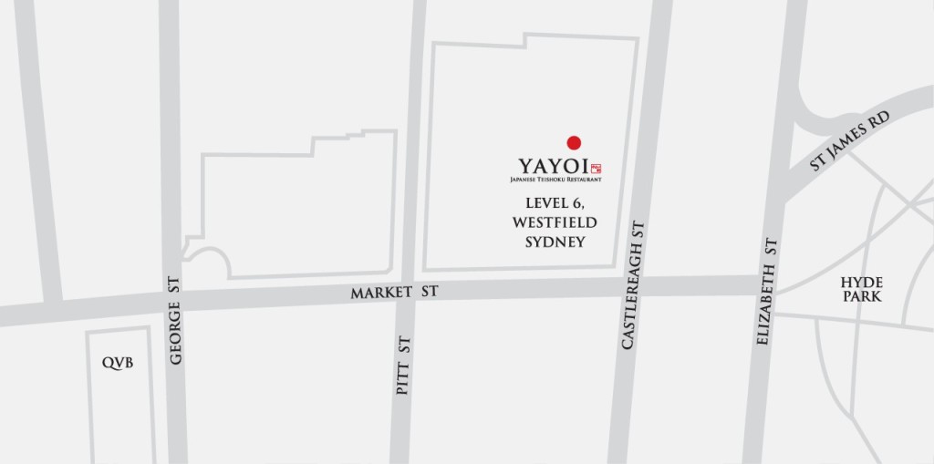 Yayoi Westfield Sydney Map | YAYOI Japanese Teishoku Restaurant Chain
